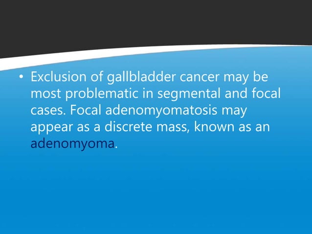 Focal vs diffuse gall bladder wall thickening | PPTX | Digestive ...