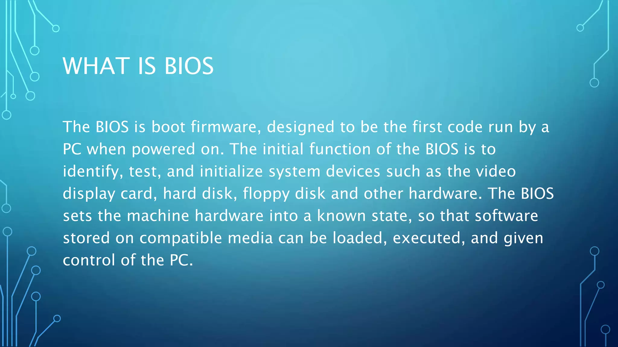 BIOS | PPTX