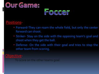 Foccer | PPT