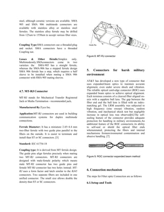 Fiber Optic connector | DOCX
