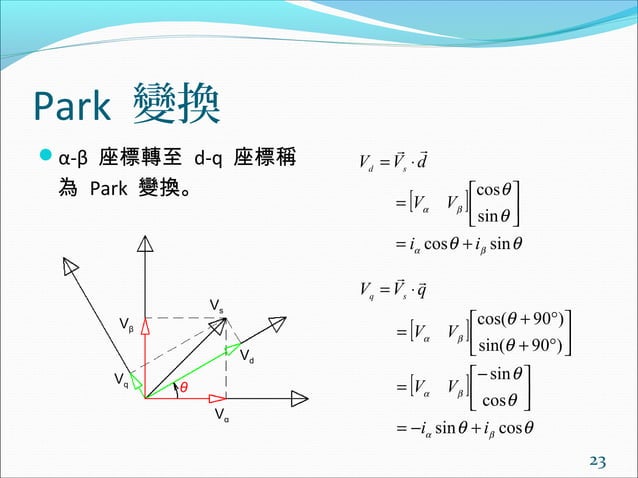 BLDC FOC 控制原理 | PPT | Physics | Science