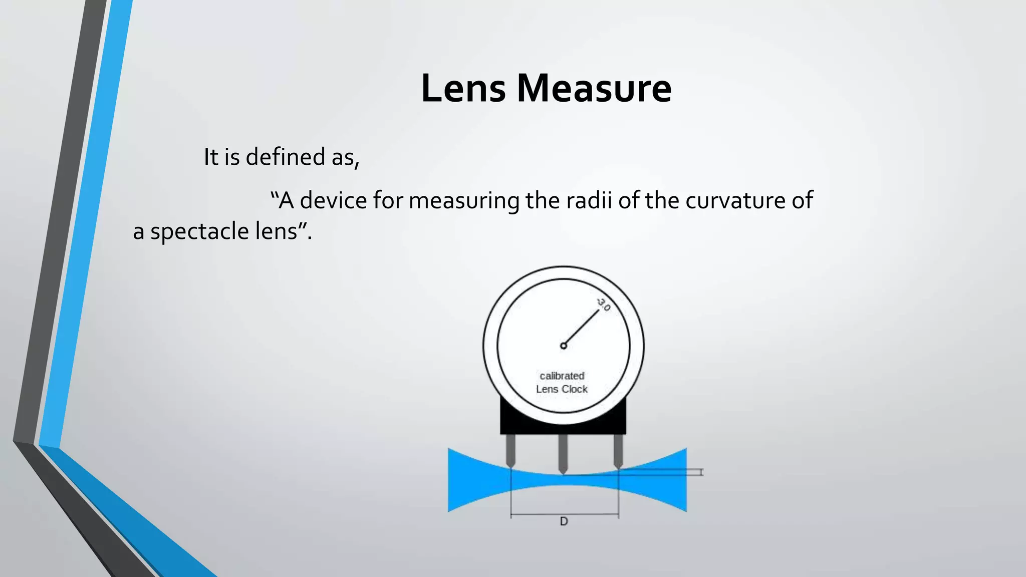 Lensometry (Focimeter) | PPTX