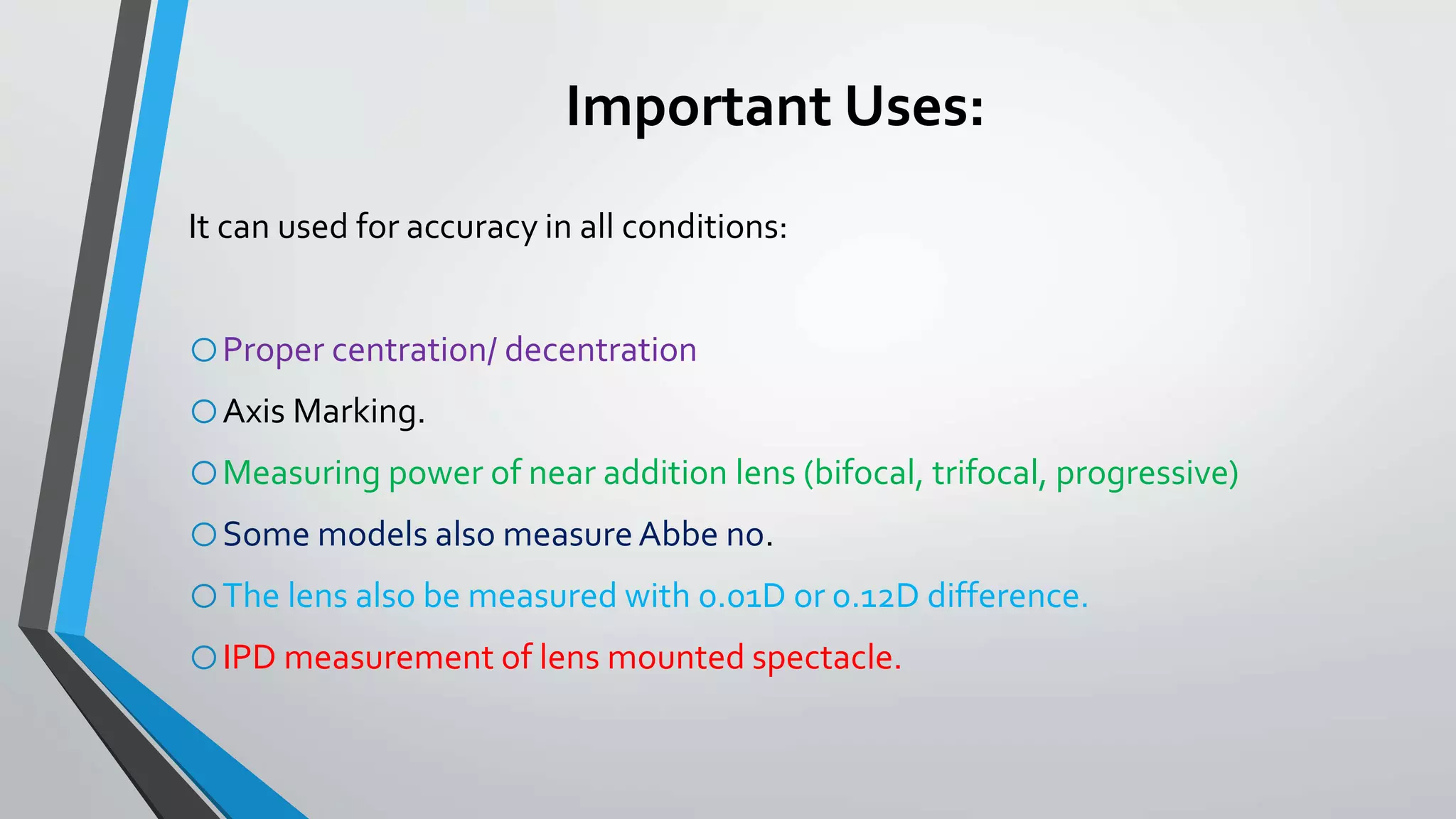 Lensometry (Focimeter) | PPTX