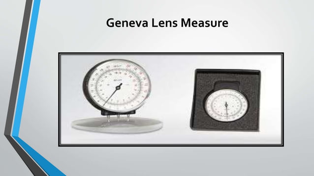 Lensometry (Focimeter) | PPTX | Eye and Vision Conditions | Diseases ...