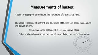 Lensometry (Focimeter) | PPTX