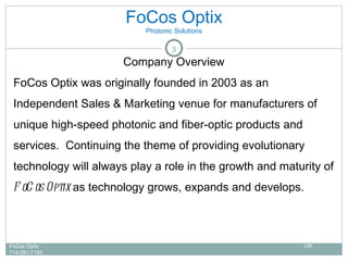 Fo Cos Optix 12 Rev A | PPT