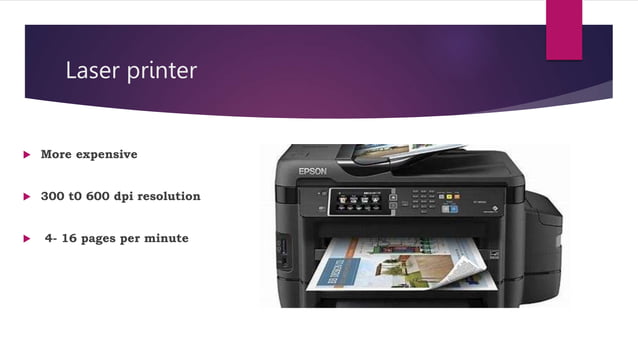 printer and its types in computer fundamentals.. | PPTX