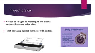 printer and its types in computer fundamentals.. | PPTX