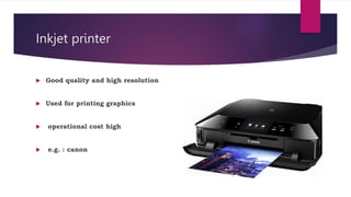 printer and its types in computer fundamentals.. | PPTX
