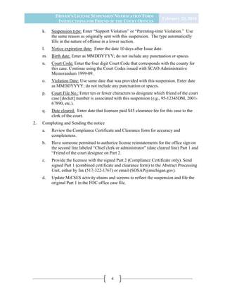 Foc sos lic_suspforminstr | PDF | Law