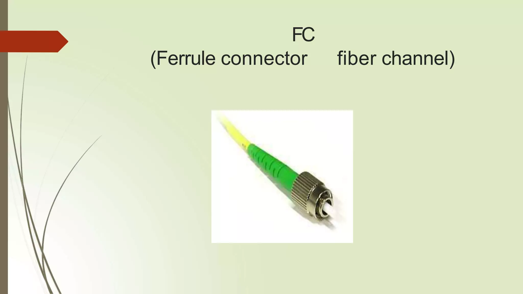 fiber optic communication connectors | PPT