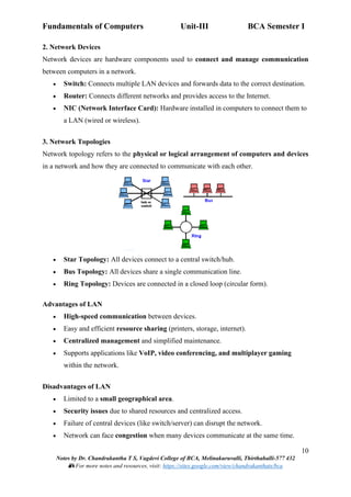 Fundamentals of Computers(FOC): Unit-III Operating Systems , Computer ...