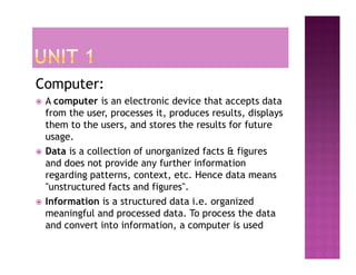 FUNDAMENTALS OF COMPUTER UNIT 1 PART 1.pdf