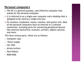 FUNDAMENTALS OF COMPUTER UNIT 1 PART 1.pdf