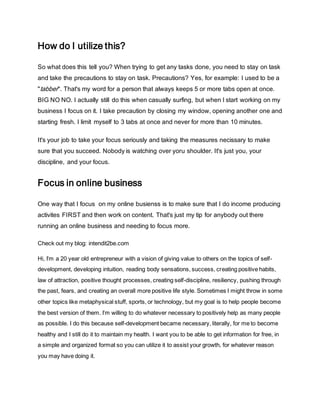Focus: Means More Than You Think | DOCX