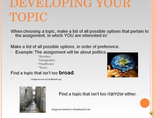 Focus and Organization | PPT