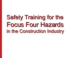 Focus Four Ppp | PPT