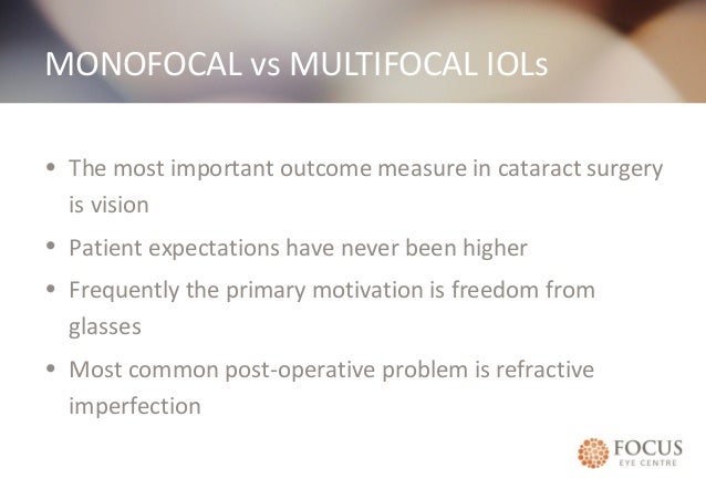 Cataract Surgery pros and cons - FOCUS Eye Centre Sydney