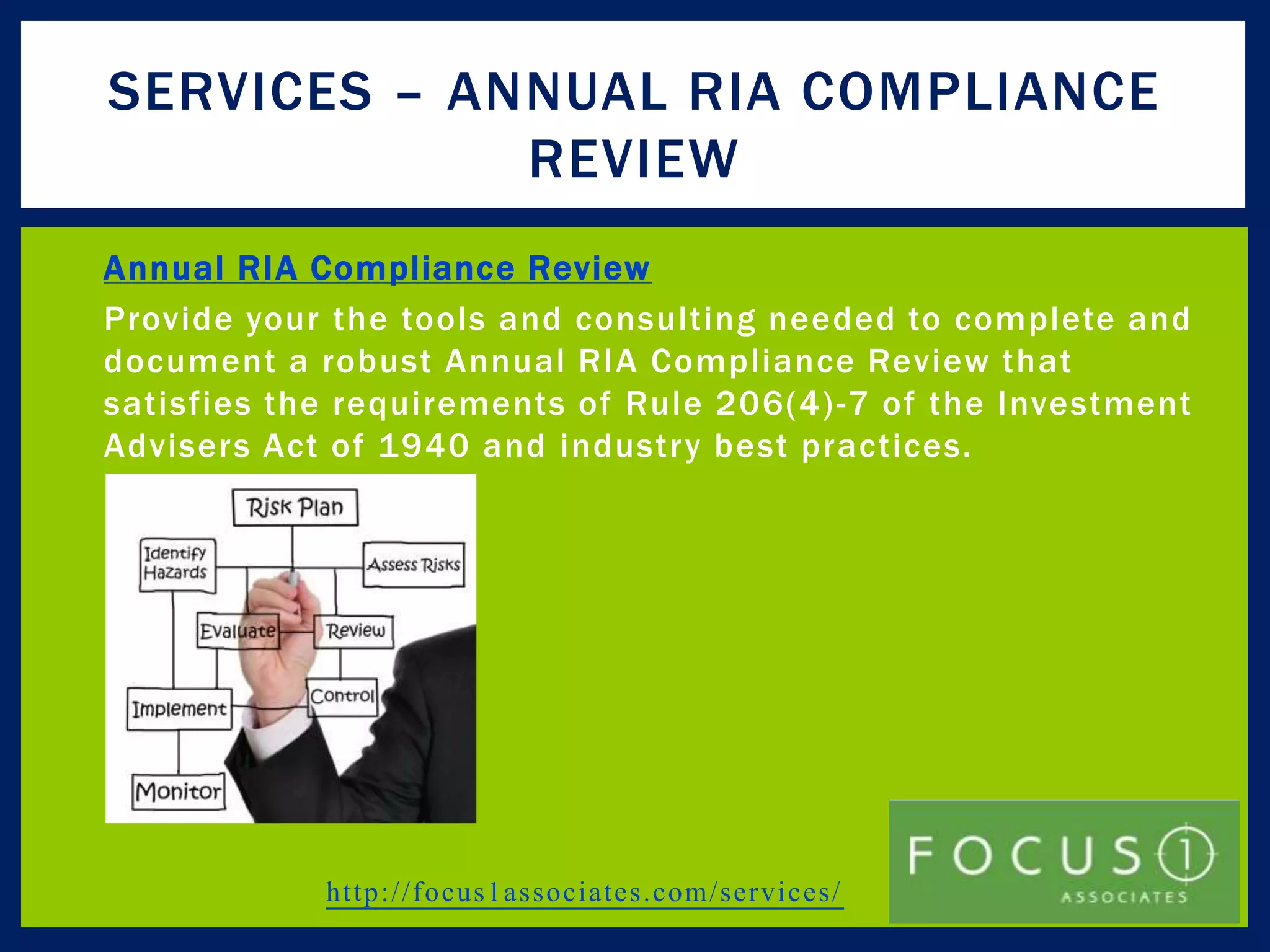 Focus 1 Associates - RIA Compliance | PPTX