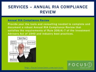 Focus 1 Associates - RIA Compliance | PPTX