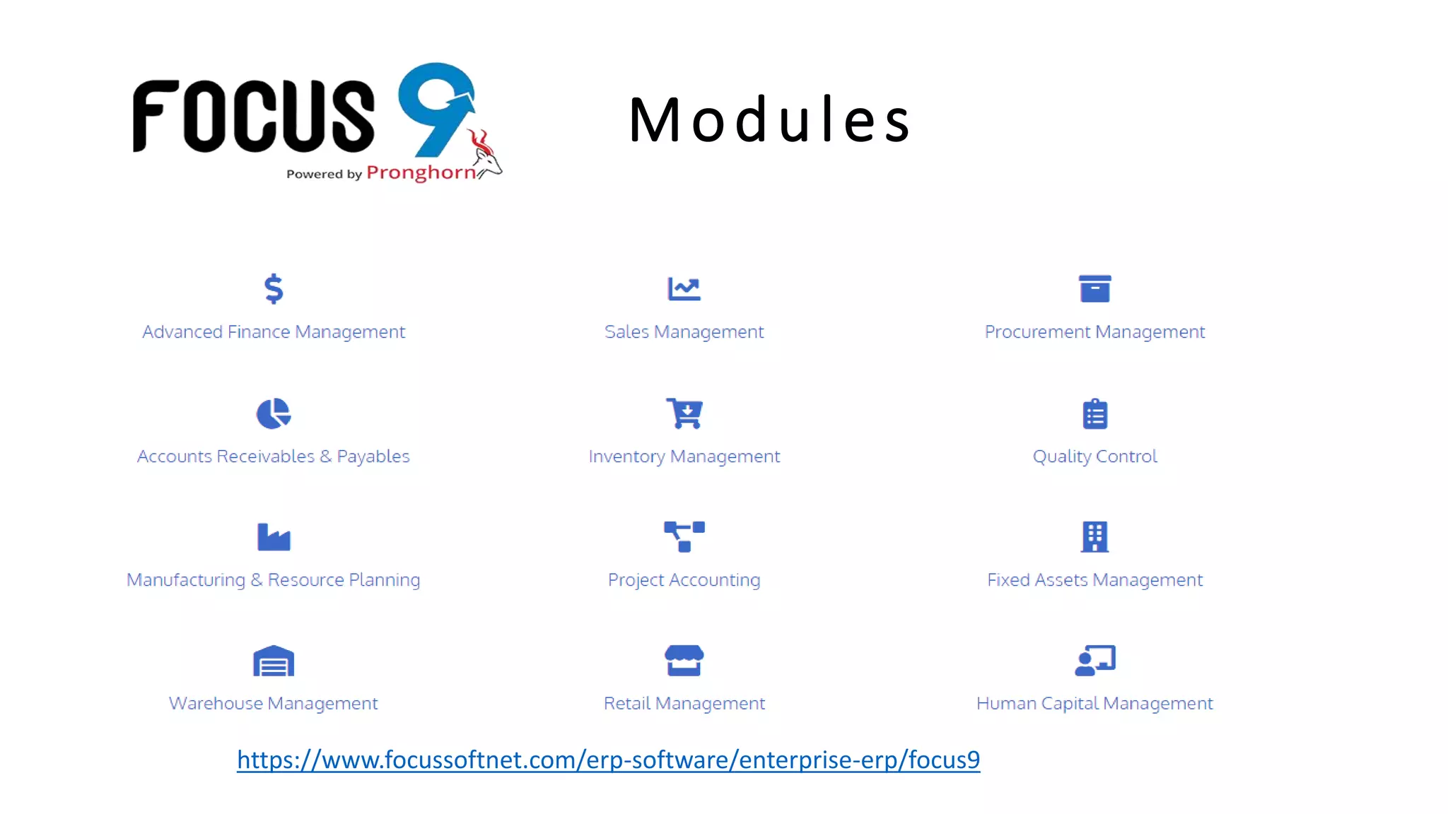 Focus 9 Enterprise Resource Planning System | PPTX