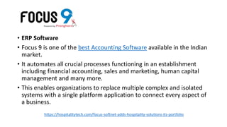 Focus 9 Enterprise Resource Planning System | PPTX