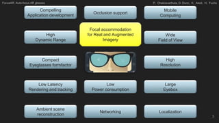 FocusAR: Auto-focus AR eyeglasses for real world and virtual imagery | PPTX