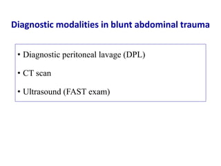 Extended focus assessment with sonography for trauma | PPTX