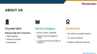 Focuscom Company Presentation and Solutions | PPT