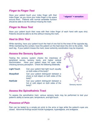 Focused Neurological Assessment | PDF