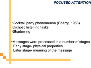 Focused Attention | PPT