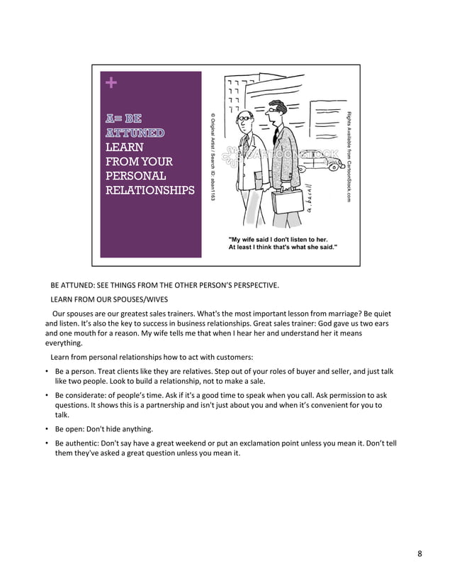 BE: Focused, Attuned, Synergistic, Trustworthy | PDF