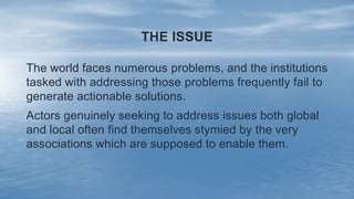 Focused Cooperation: A Counterintuitive Approach to Managing Global ...