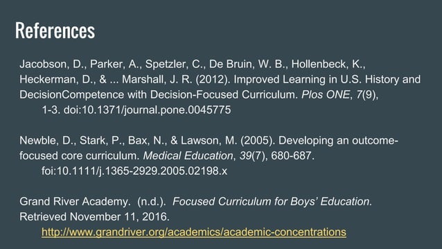 Focused curriculum | PPT