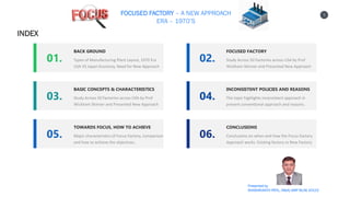 Focused factory | PDF