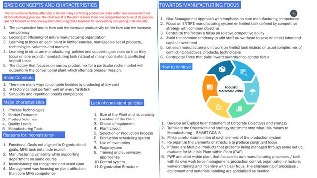 Focused factory | PDF | Manufacturing Industry | Industries
