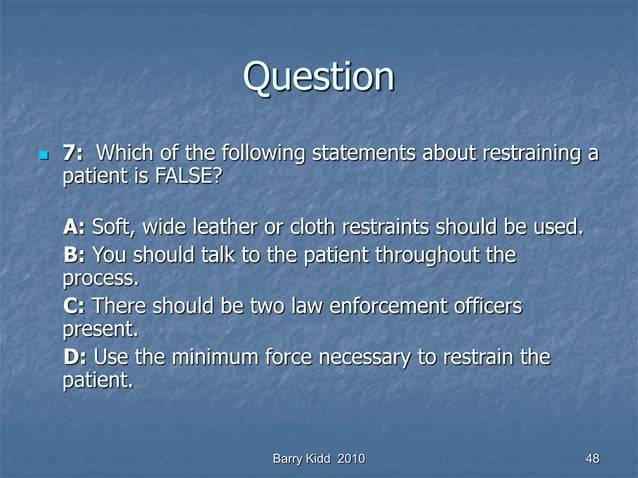 Focused history & physical exam and behavior emergencies | PPT