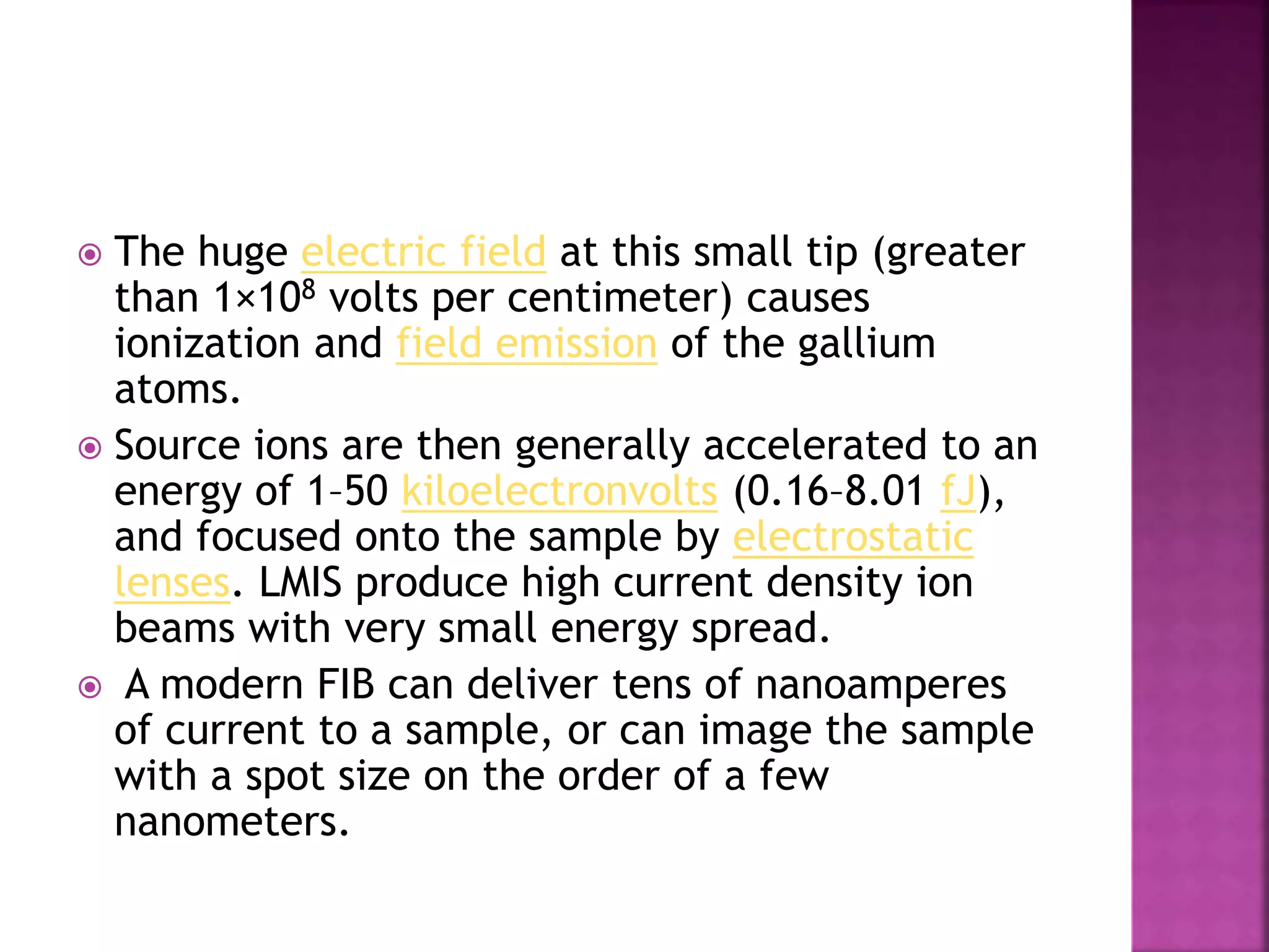 Focused ion beam lithography | PPTX
