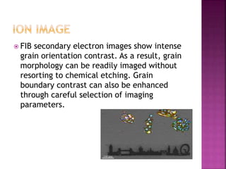 Focused ion beam lithography | PPTX