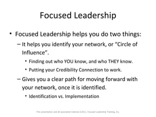 Focused leadership final | PPT