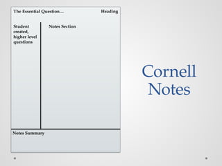 Aacademic Writing for Senior High School Students Note Taking | PPTX