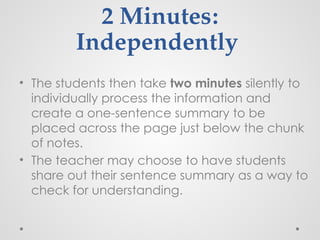 Aacademic Writing for Senior High School Students Note Taking | PPTX