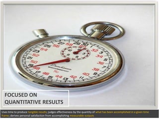 Competency Snapshot: Focused on quantitative results | PPT