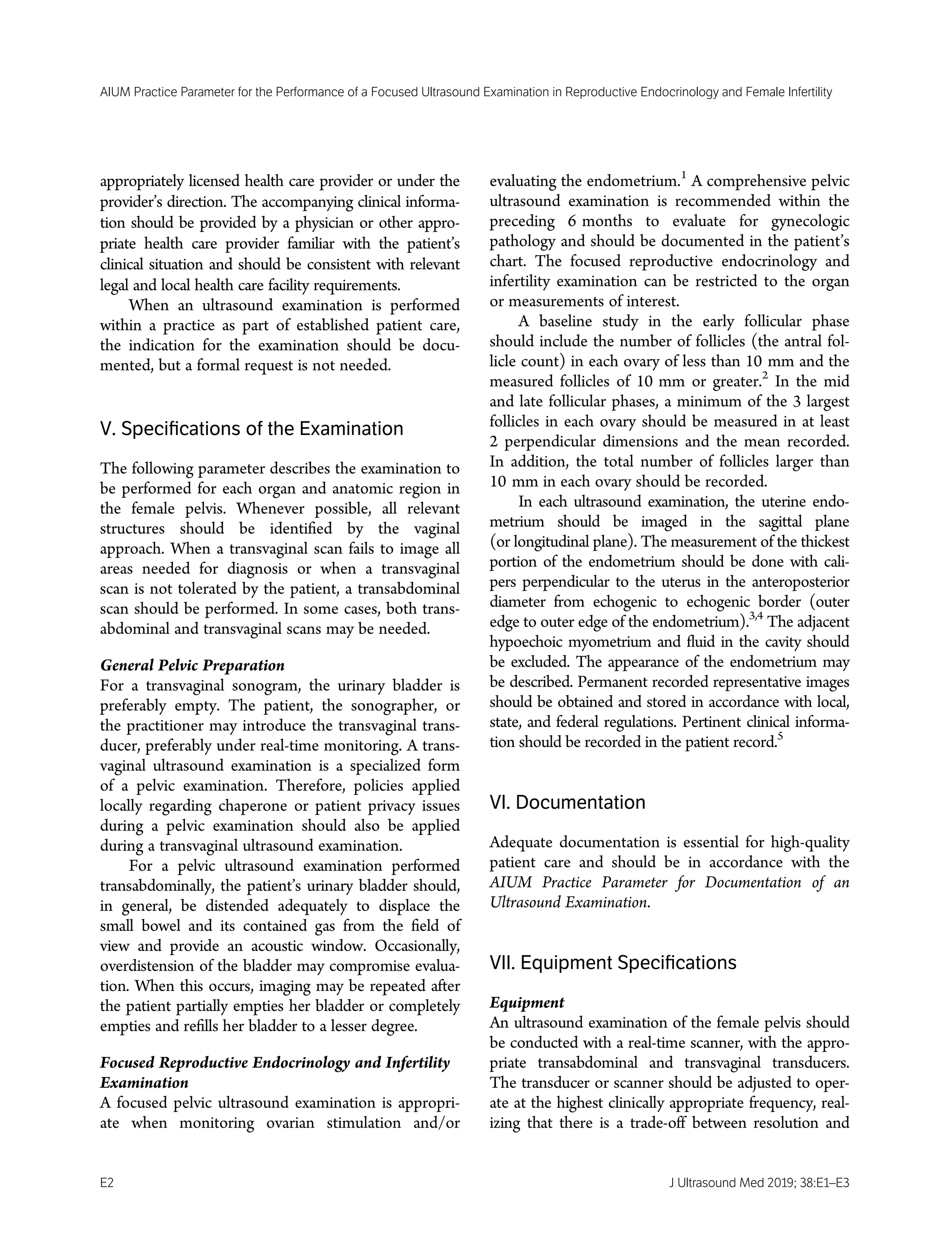 Focused Reproductive Endocrinology And Infertility 2019 Guideline Pdf