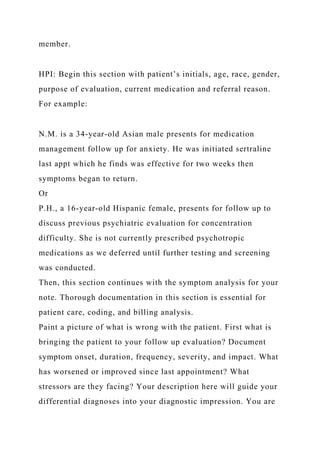 FOCUSED SOAP NOTE FOR ANXIETY, PTSD, AND OCDIn assessing patient.docx