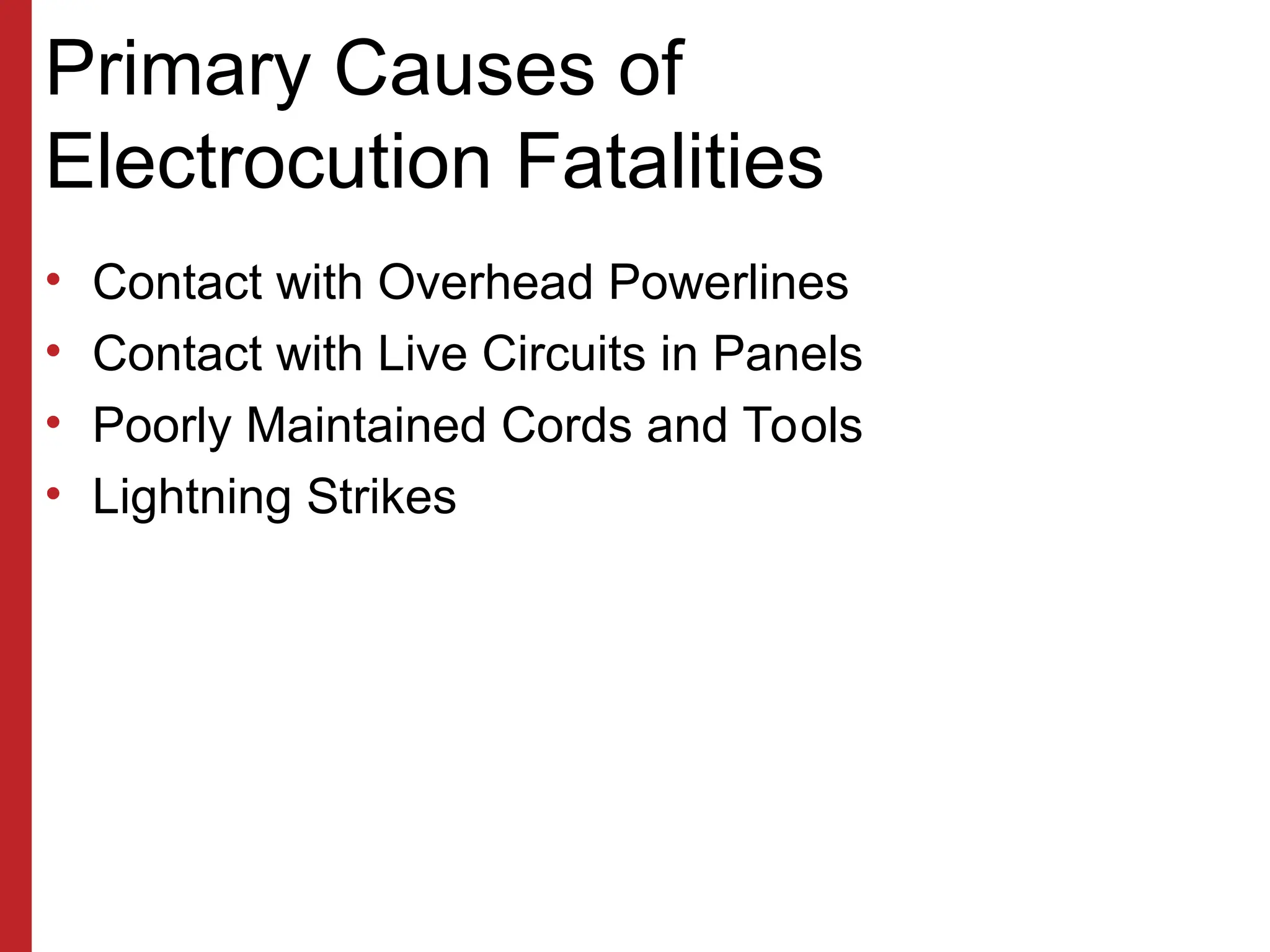 Focus Four Safety Training presentation. | PPT