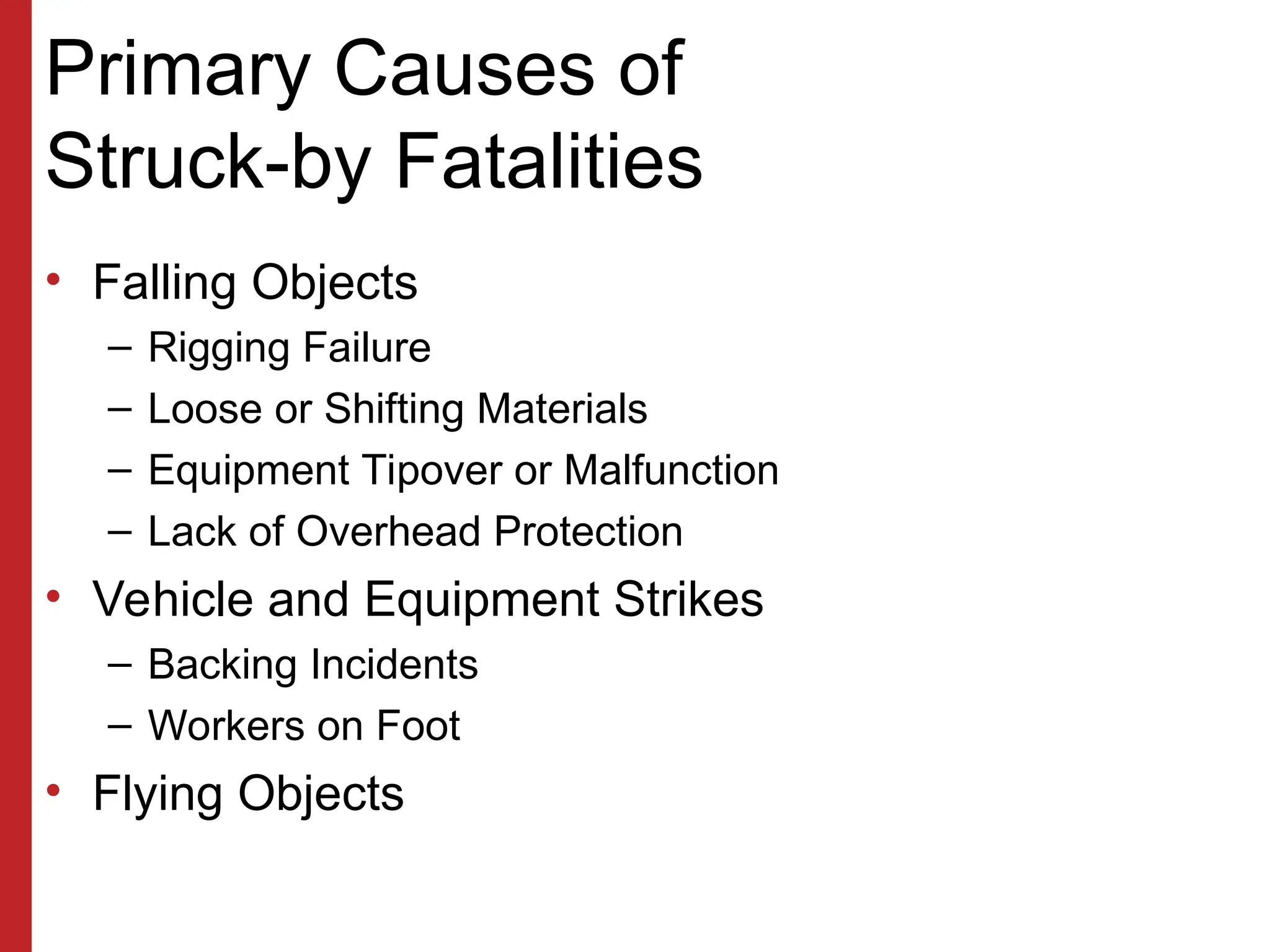 Focus Four Safety Training presentation. | PPT