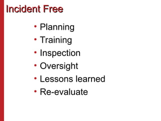 Focus Four Safety Training presentation. | PPT