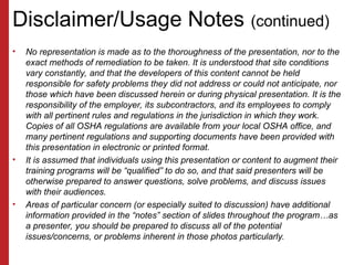 Focus Four Safety Training presentation. | PPT