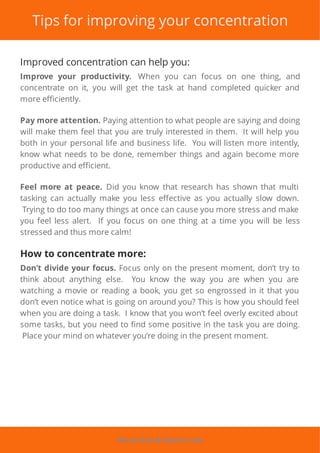 Focus first and begin to live | PDF